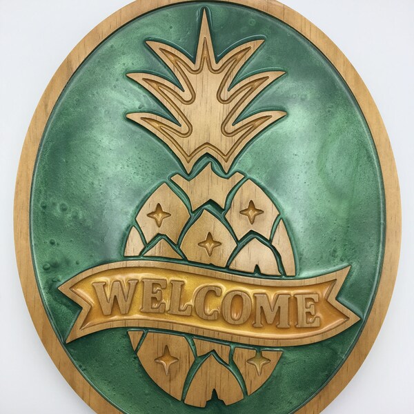 Pineapple Sign - Etsy