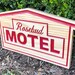 Rosebud Motel Wooden Sign Moira, Johnny, Alexis, and David Rose Carved ...