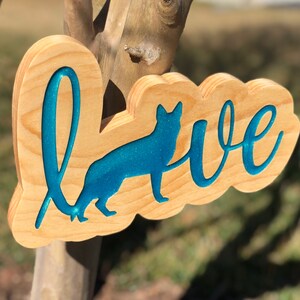 German Shepherd Dog LOVE Wall Sign - Etsy