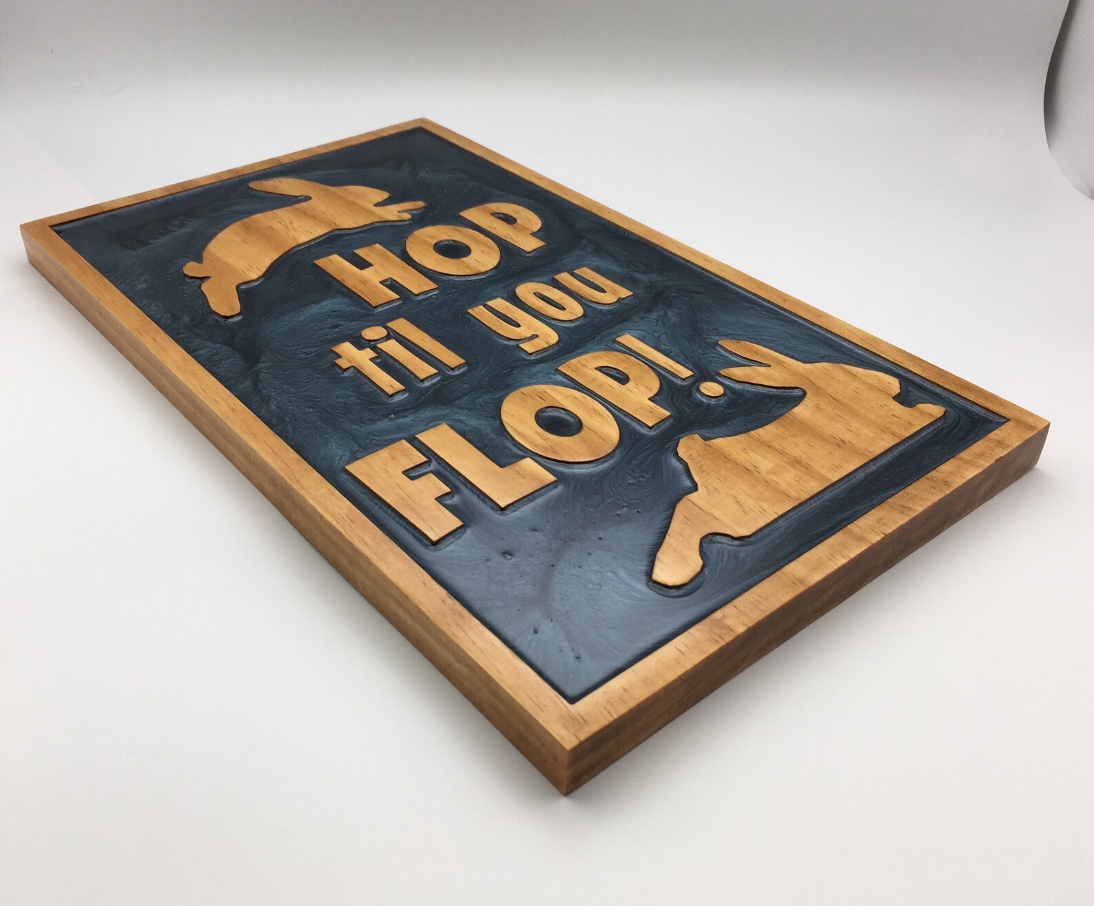 Hop Til You Flop House Rabbit Bunny Love Sign | Etsy