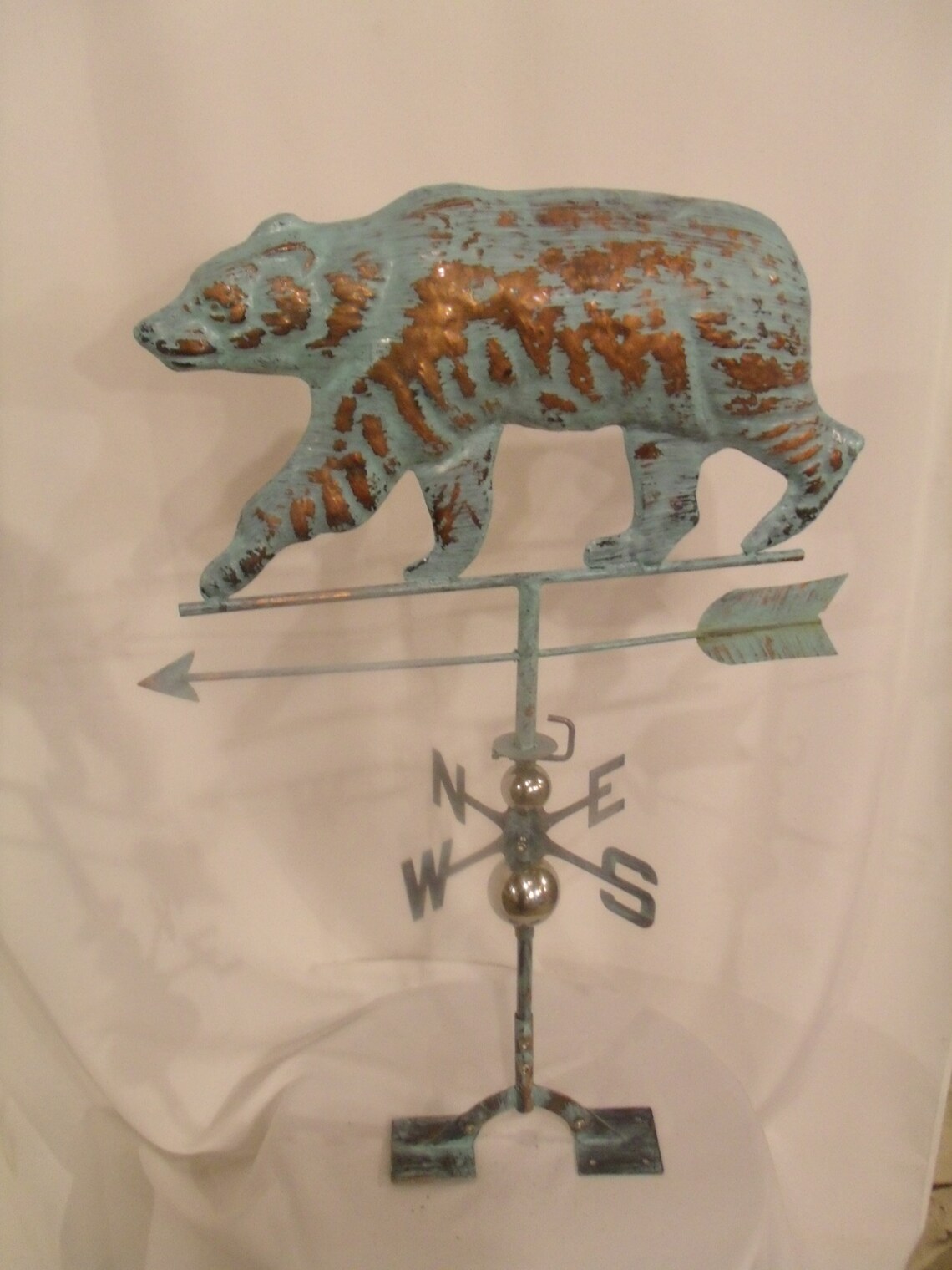 LARGE Handcrafted 3D 3-dimensional Bear Weathervane Copper - Etsy