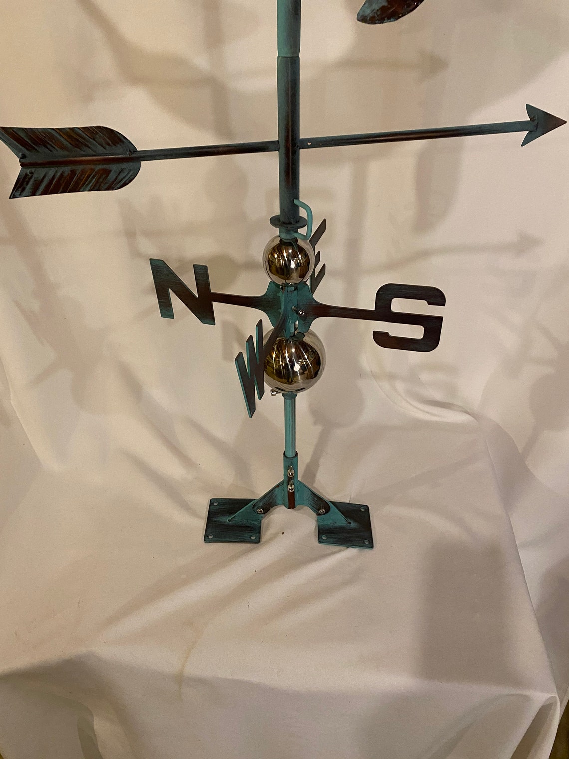 Weathervane Base Set Roof Mount Pole Directionals Balls - Replacement ...