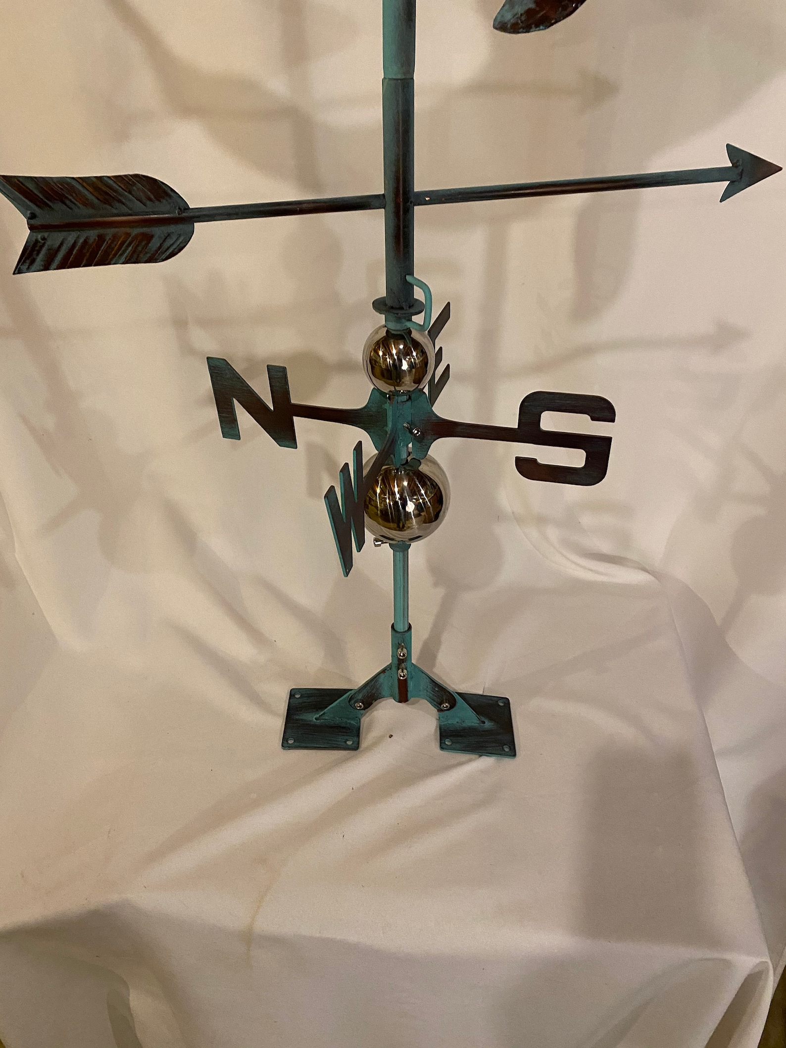Weathervane Base Set Roof Mount Pole Directionals Balls - Replacement ...