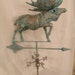 X-LARGE Handcrafted 3 Dimensional MOOSE Weathervane Copper Patina ...