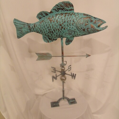 LARGE Handcrafted 3D 3-dimensional WHALE Weathervane Copper - Etsy