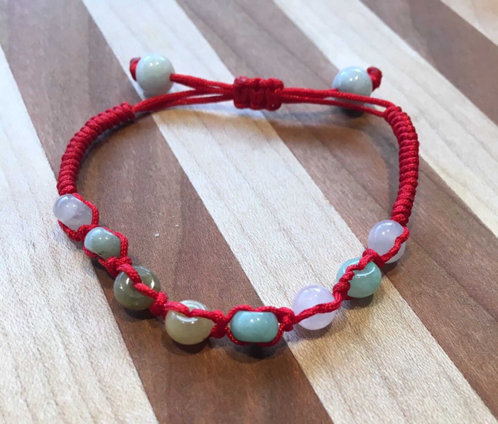 Red String Bracelet Jade Bracelet Good Luck Bracelet Red | Etsy
