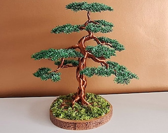 Large Wire Bonsai Tree Sculpture. - Etsy