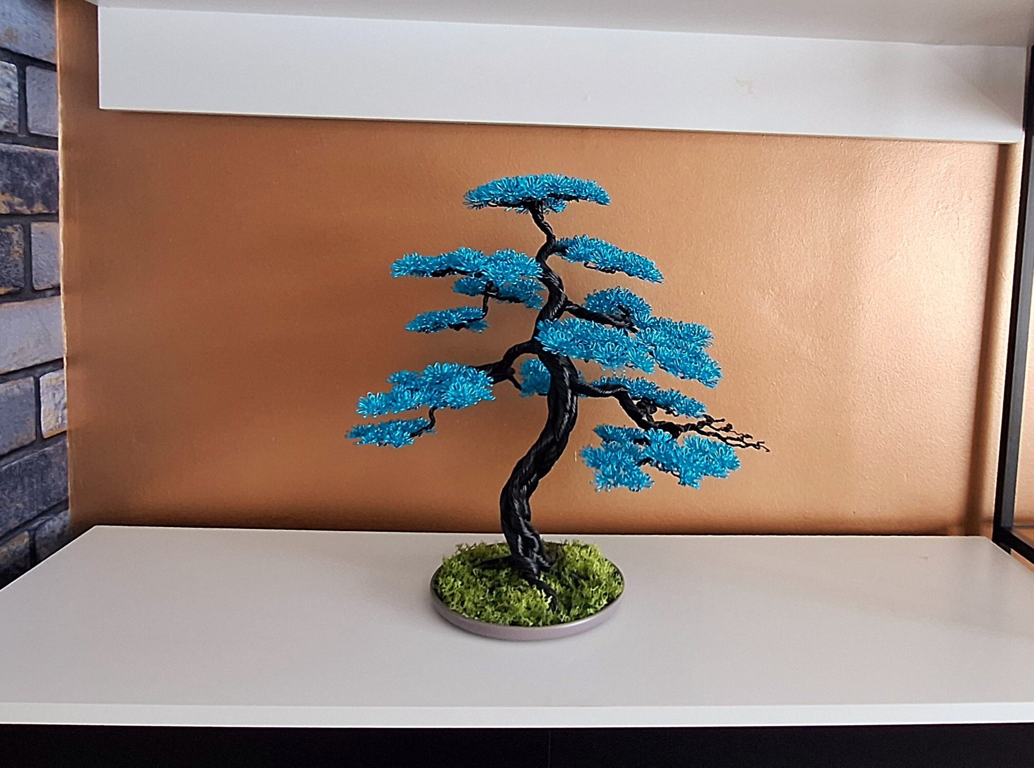 Large Wire Bonsai Tree Sculpture. - Etsy