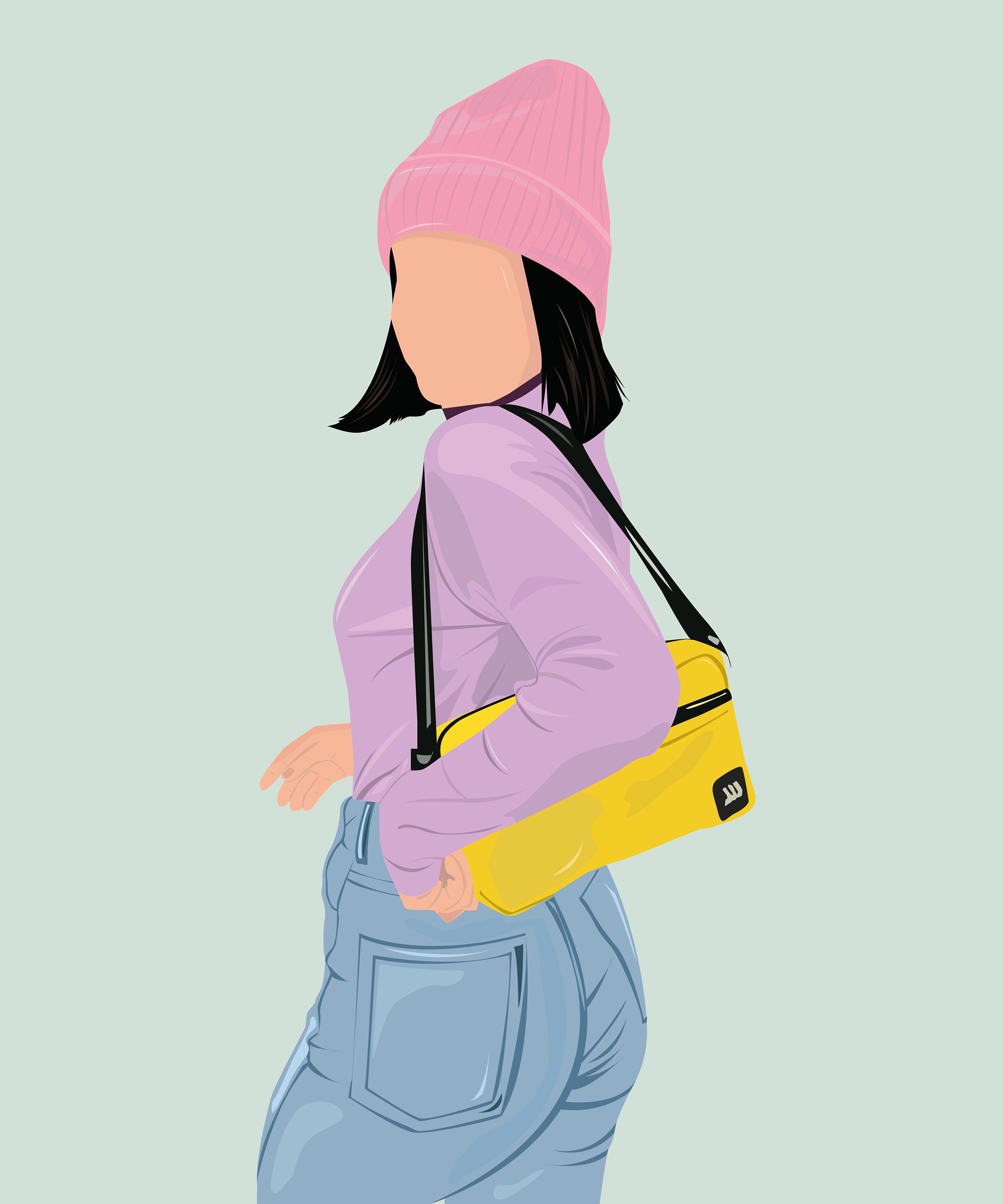 Custom 1 Person Illustration Portrait Custom Illustration Digital ...