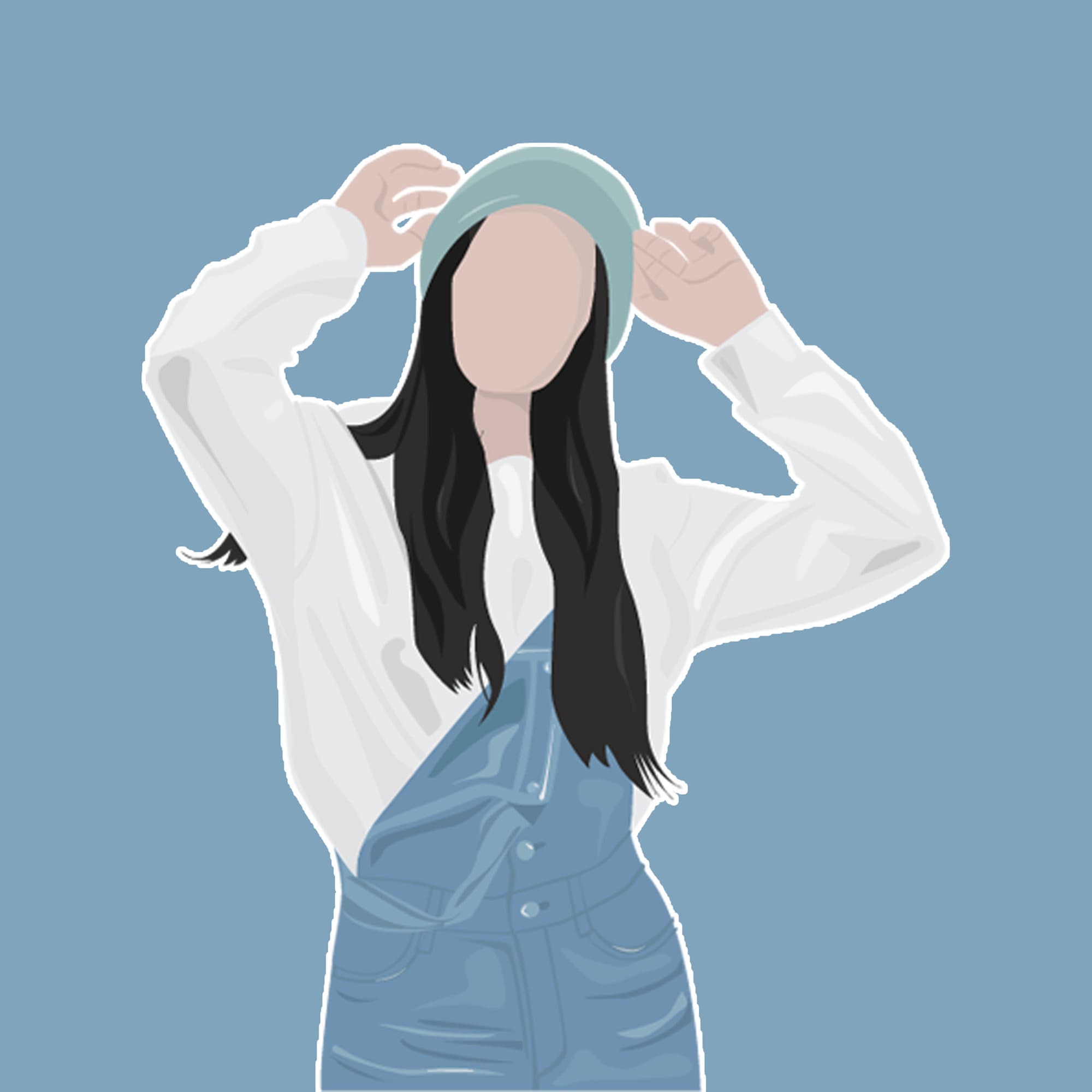 Custom 1 Person Illustration Portrait Custom Digital - Etsy