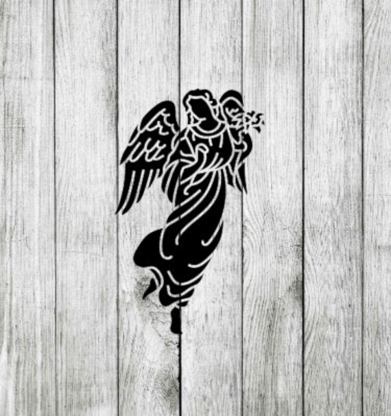 Angel Angel Stencil Religious Christian Catholic Church - Etsy