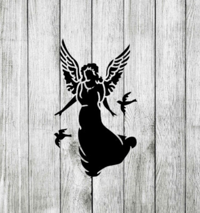 Angel, Angel Stencil, Religious, Christian, Catholic, Church, Kid Room ...