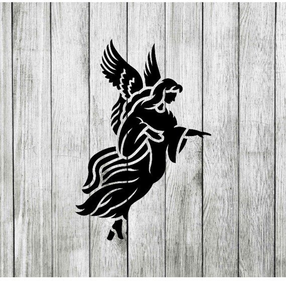 Angel Angel Stencil Religious Christian Catholic Church | Etsy