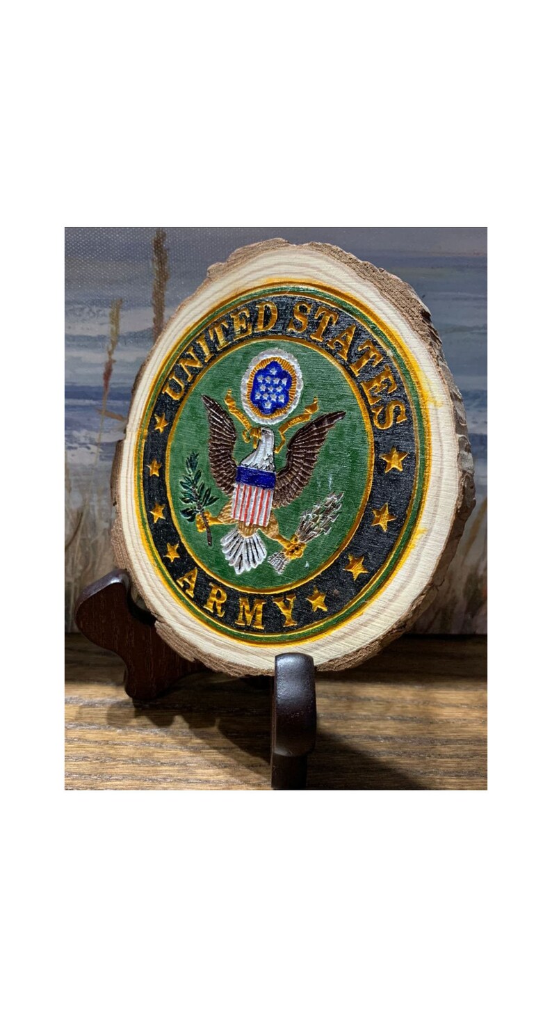 U.S. Army Plaque, Memento, Display, Art - Etsy