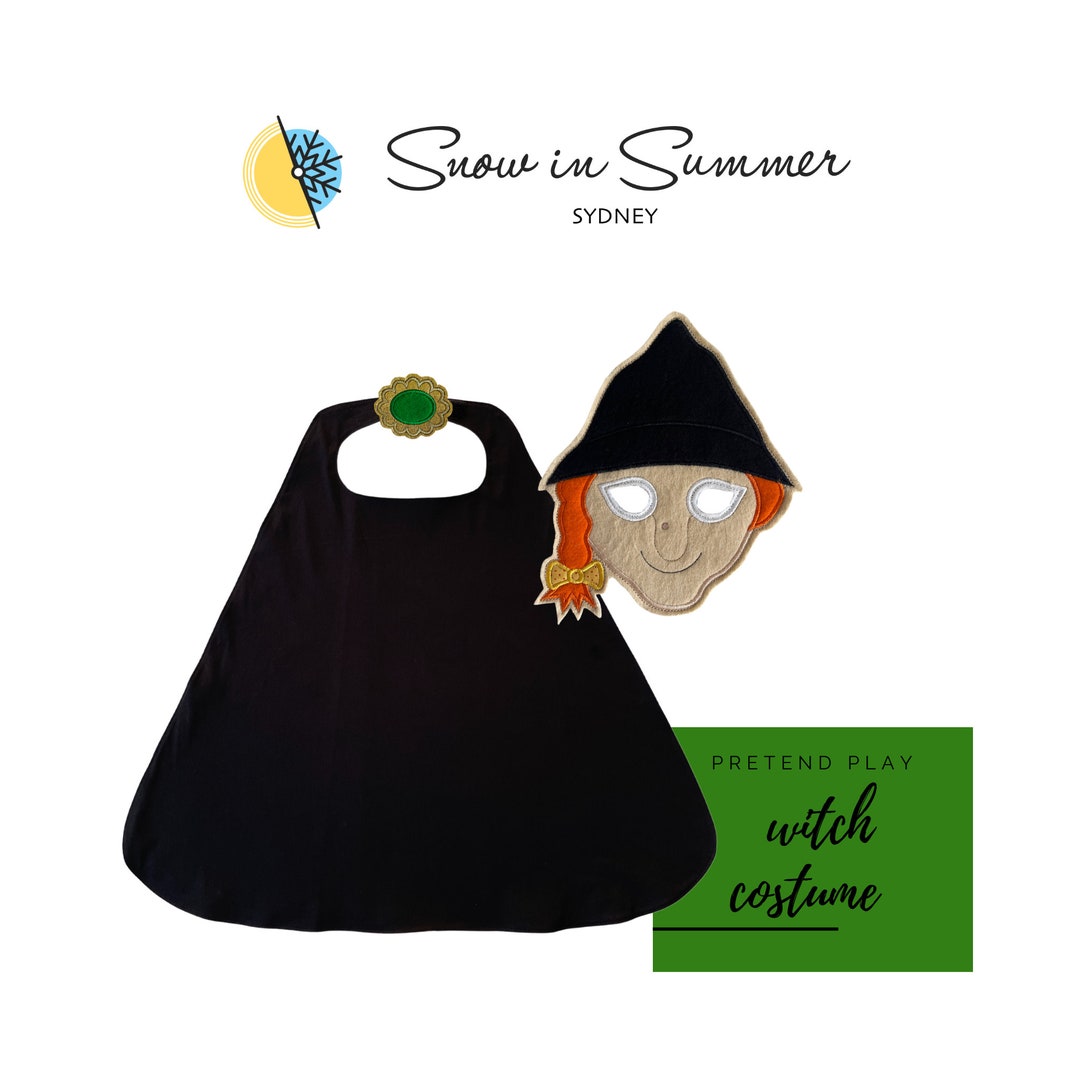 World Book Week Mask Book Week Costume Witch Mask Role Play - Etsy UK