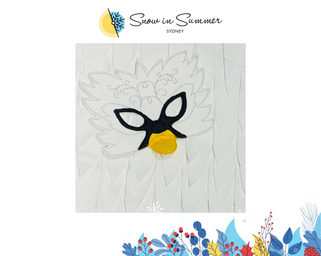 Swan Face Mask, Kids Play Costume Bird Mask Swan Costume Pretend Play ...