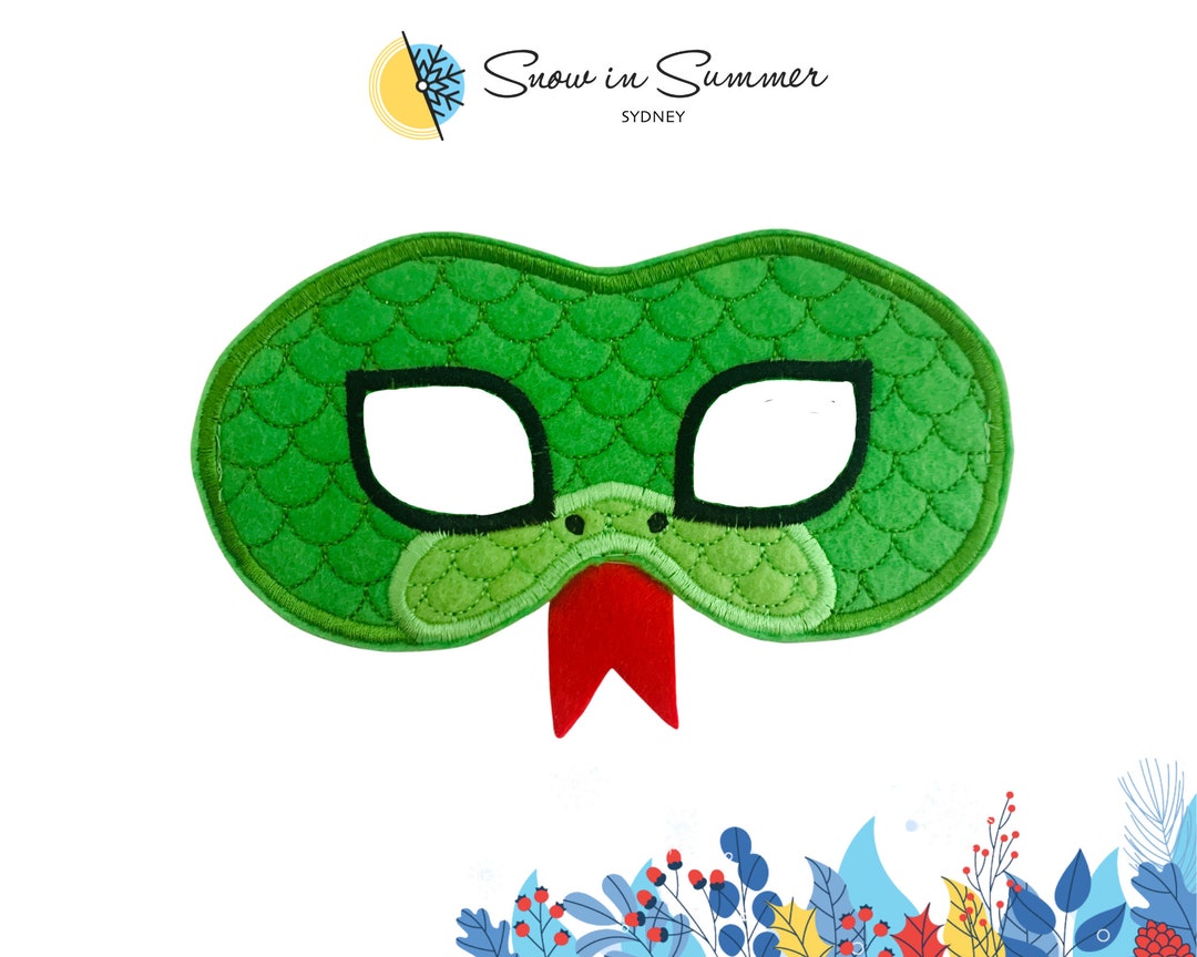 Kids Play Costume Snake Mask Snake Costume Pretend Play Jungle Snake ...