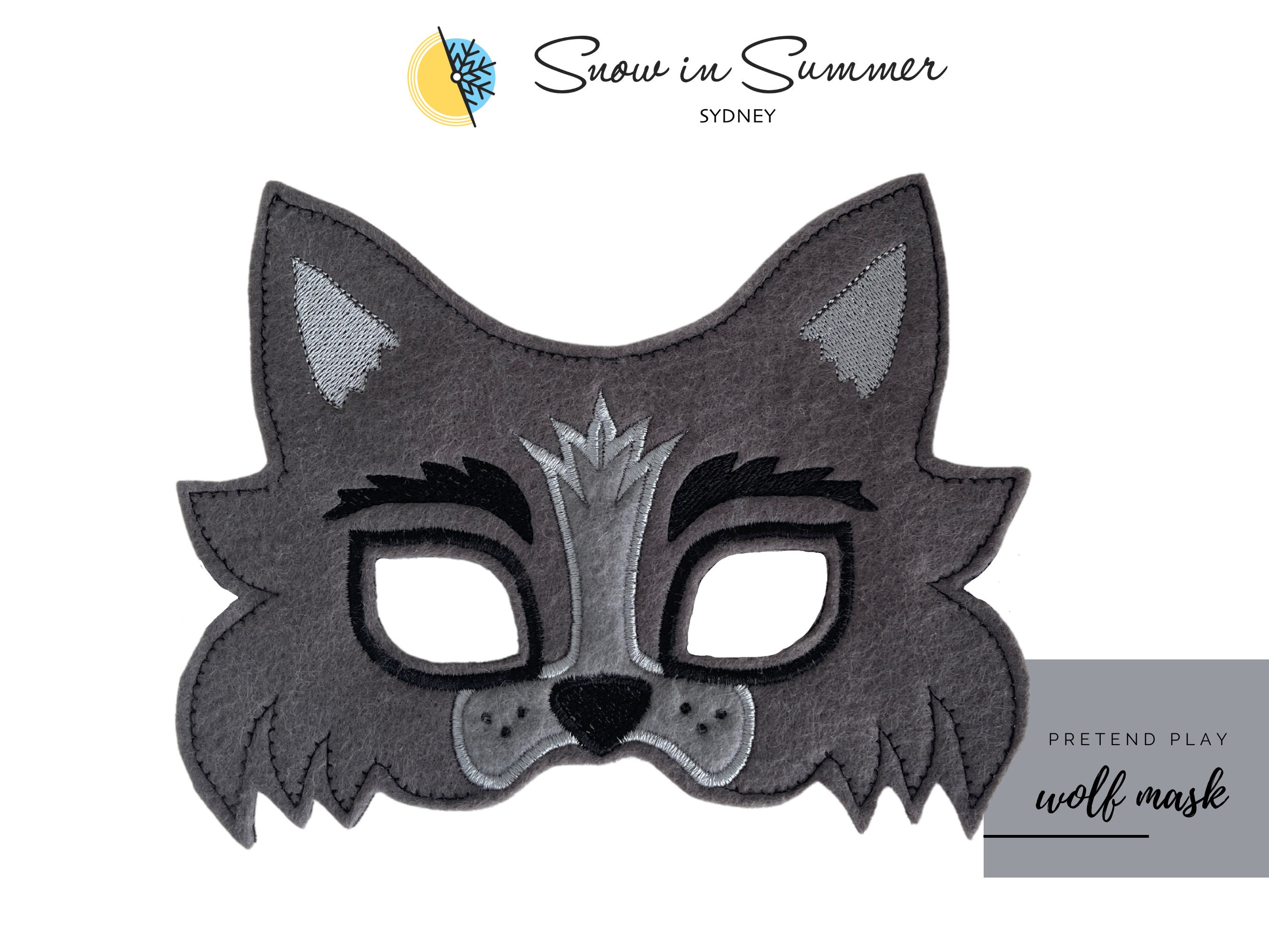 World Book Day Wolf Mask Red Riding Hood Mask Red Riding - Etsy Australia