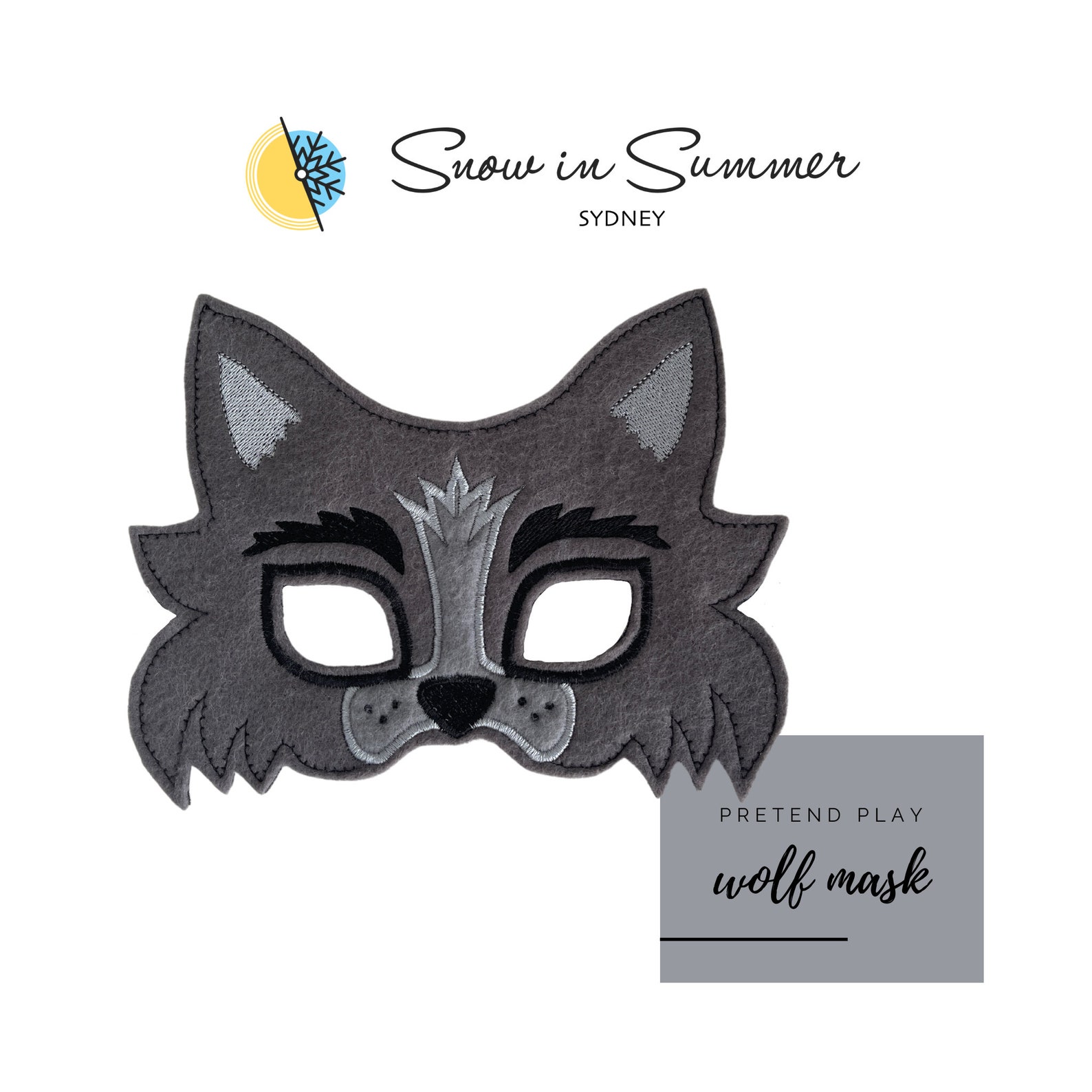 World Book Day Wolf Mask Red Riding Hood Mask Red Riding - Etsy Australia