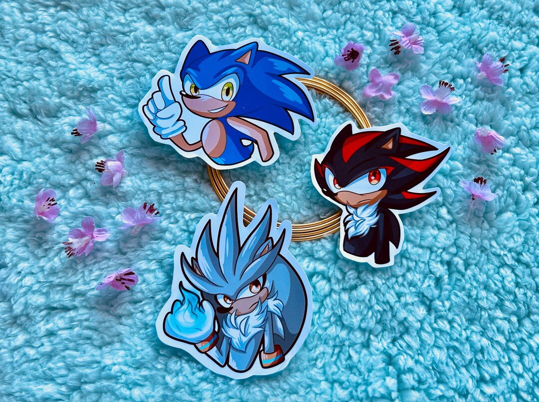 Sonic Character Stickers - Etsy