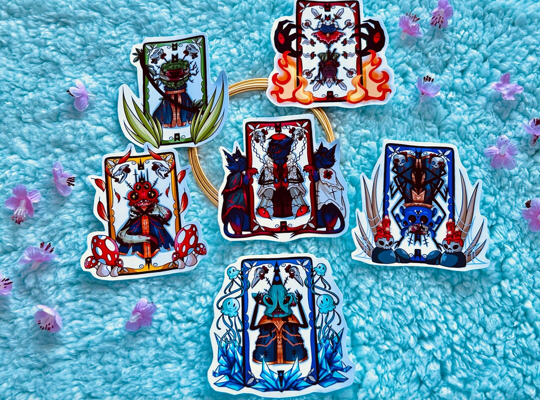 Cult of the Lamb Tarot Stickers - Etsy