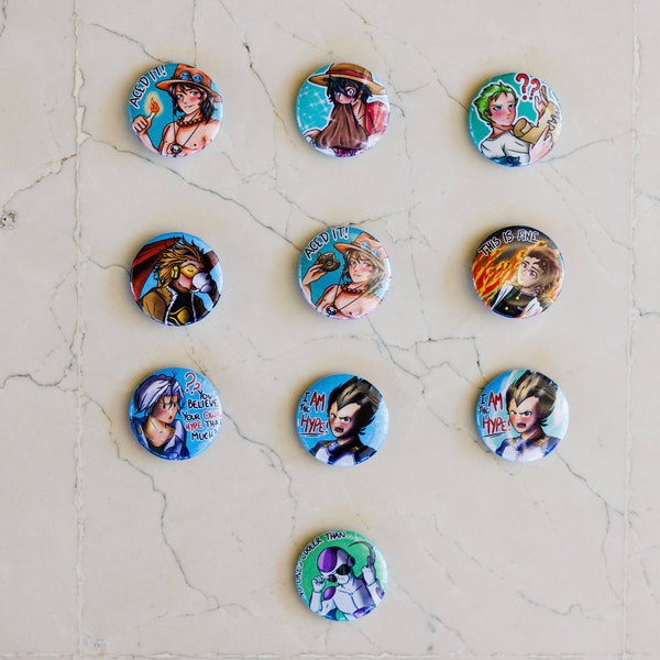 Anime Pins - Etsy