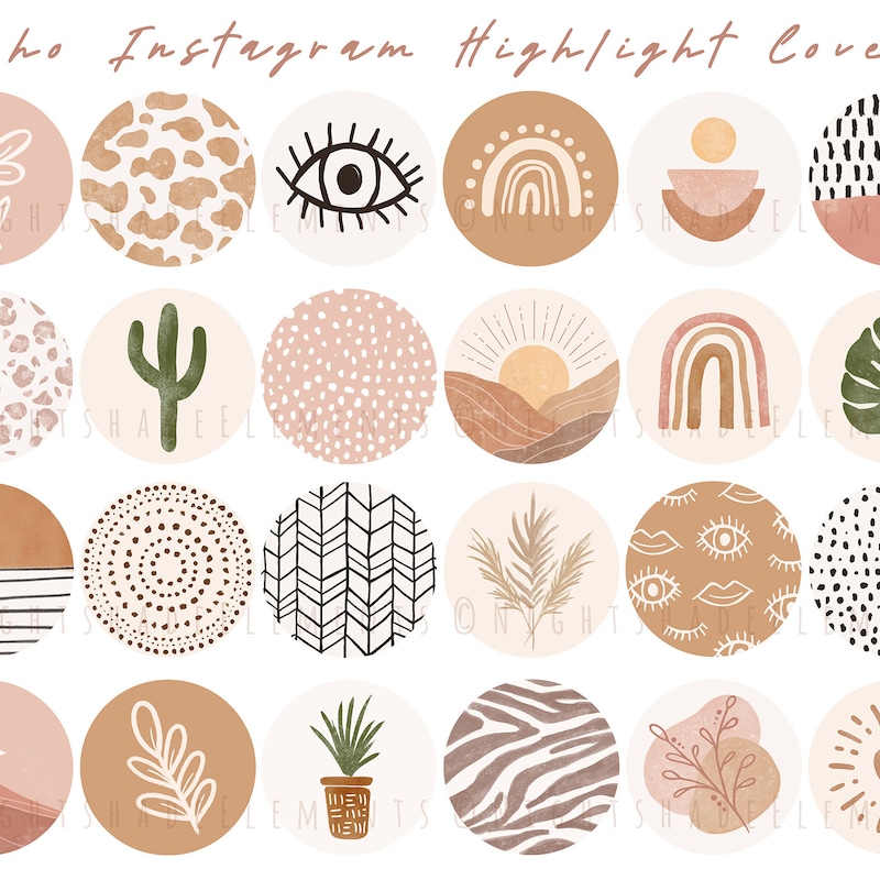 Highlight Covers - Etsy