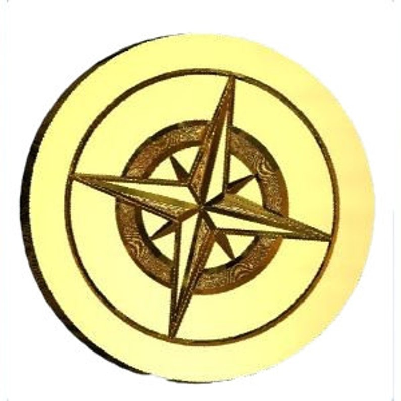 Compass Rose 2 Wax Seal Stamp | Sealing Wax Stamp | Wax Stamp | Sealing ...