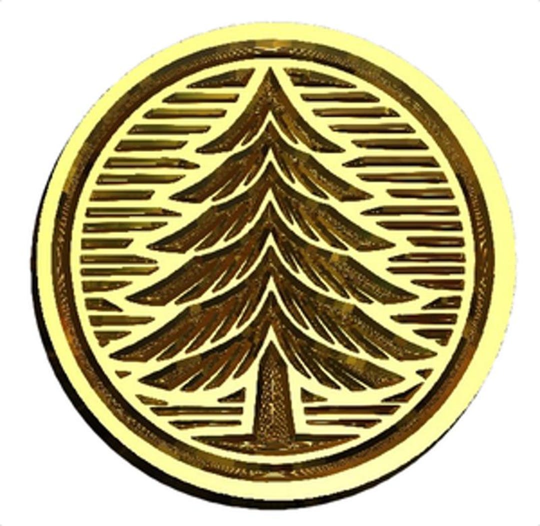 NEW - Linocut Evergreen Fir/pine Tree Design Wax Seal Stamp | Sealing ...
