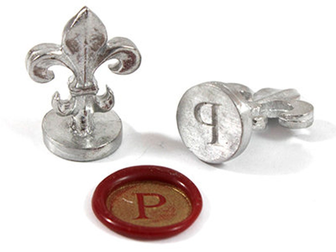 Clear & Classy 3/4" Initial Wax Seal Stamp | Handcrafted Pewter With ...