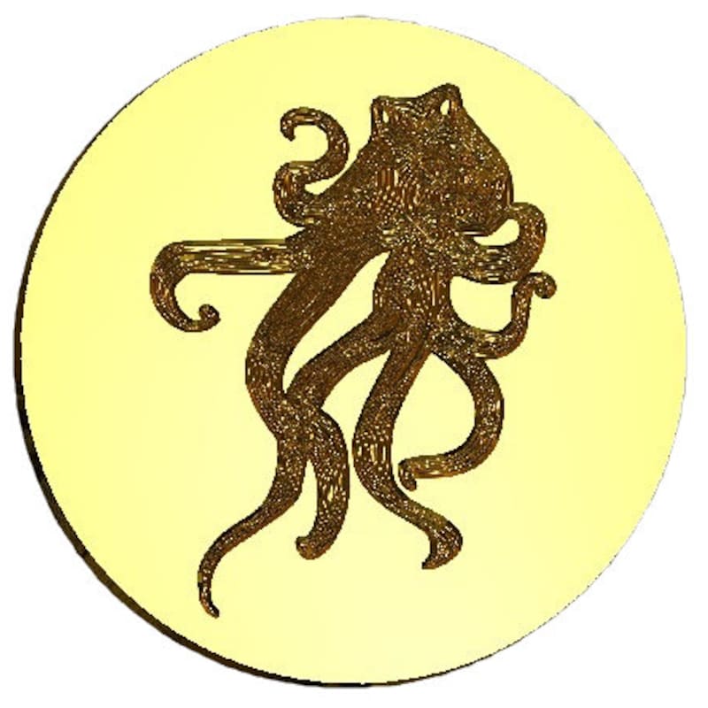 Octopus Stamp - Etsy