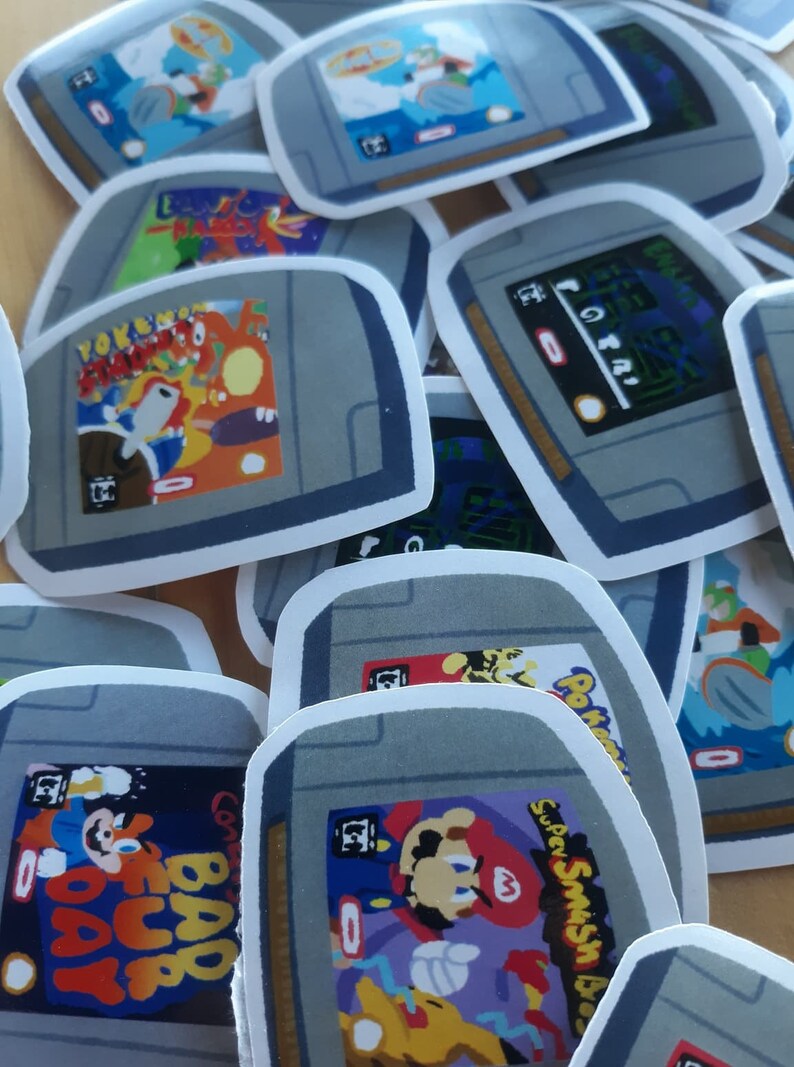 Nintendo 64 Stickers Nintendo Stickers Great Gift High - Etsy
