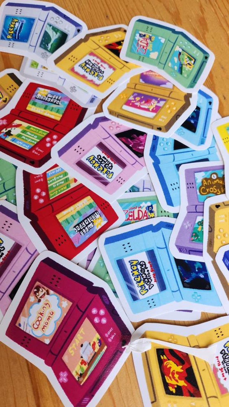 Nintendo DS Stickers Nintendo Sticker Great Gift High - Etsy