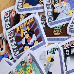 PS1 Game Stickers Video Game Sticker Great Gift High Quality Spyro ...