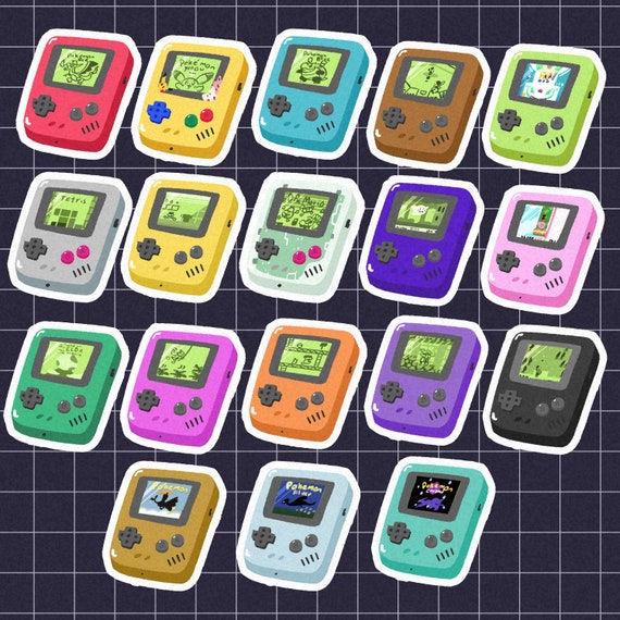 Gameboy Stickers Nintendo Sticker Great Gift High Quality - Etsy