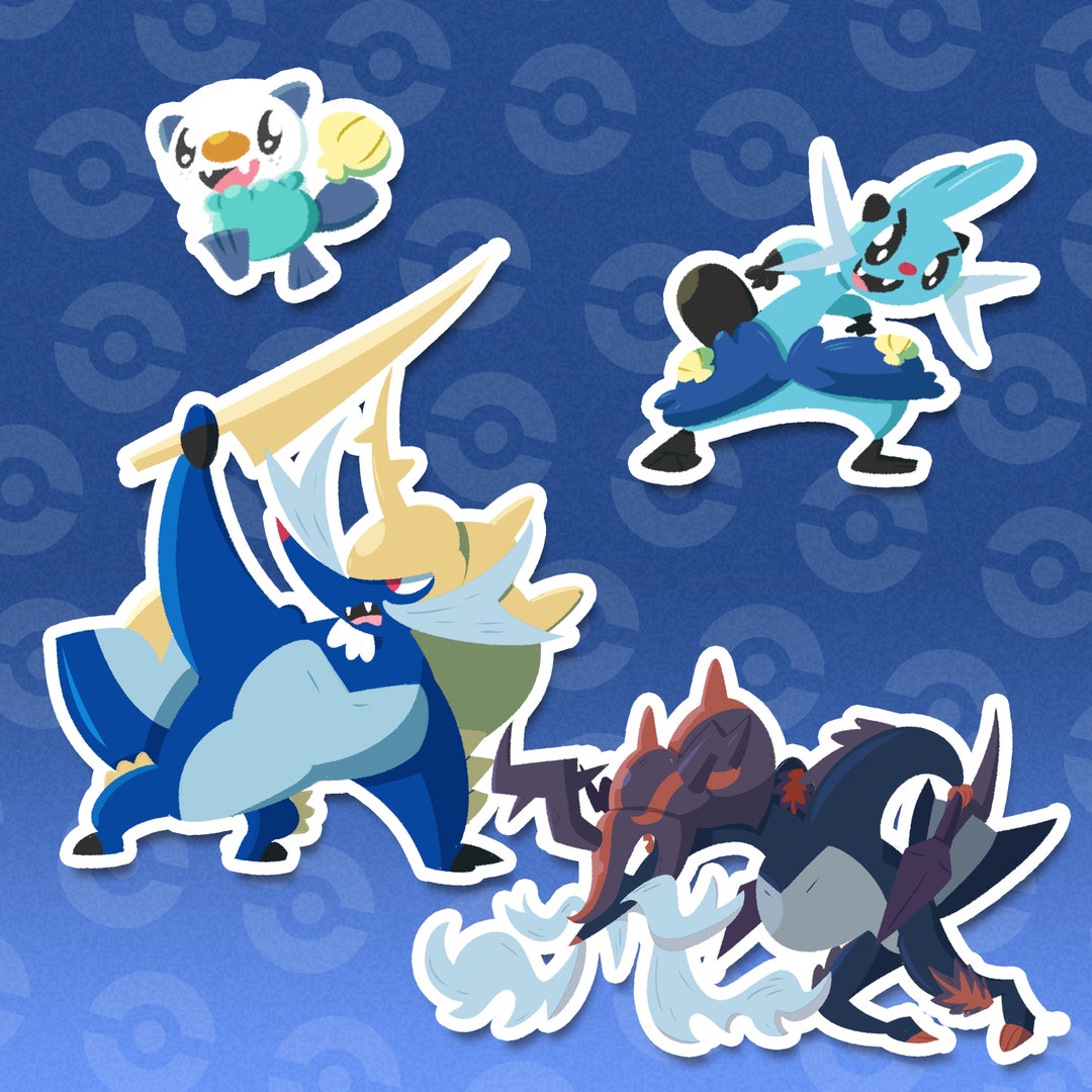 Oshawott Line Sticker Pack Pokemon Stickers Cute High - Etsy