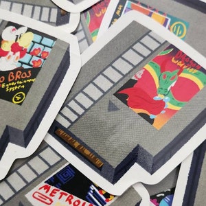 Nintendo NES Stickers Nintendo Stickers Great Gift High Quality ...