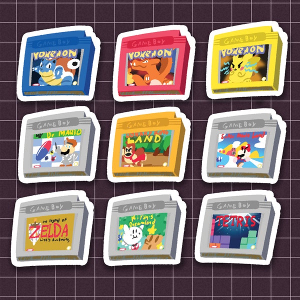 Nintendo Cartridge Sticker - Etsy
