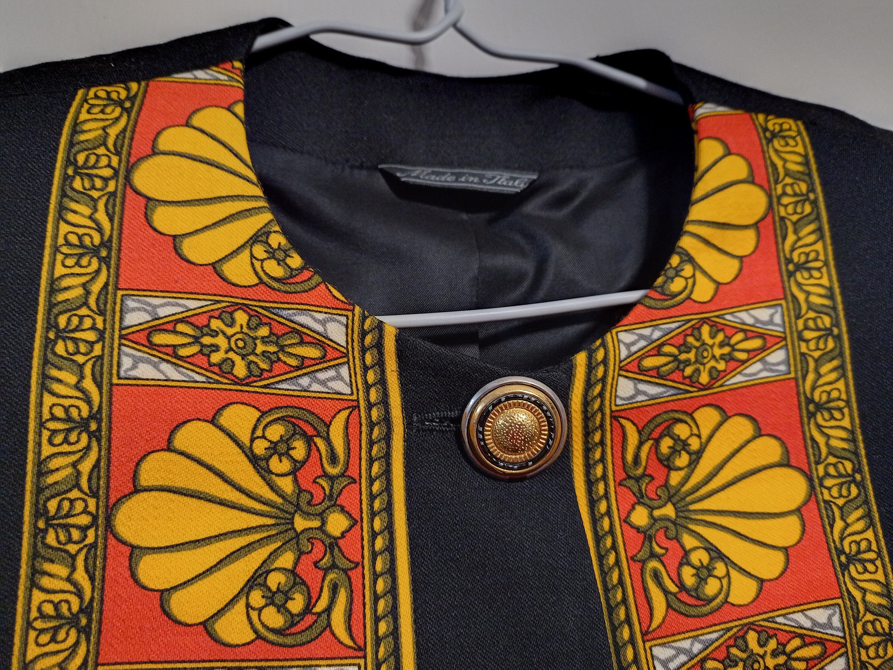 90s Gianni Versace ISTANTE Shell Flowers Meander Print Pattern - Etsy