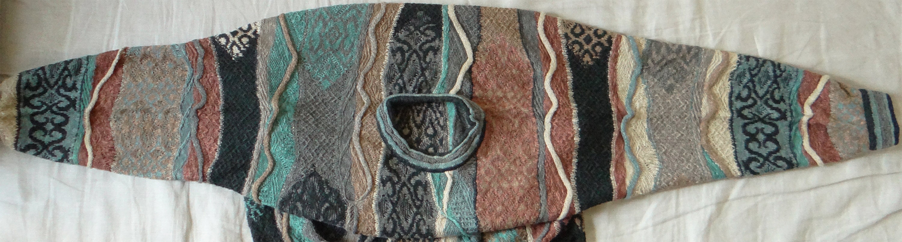 Coogi Classic Rococo Vaporwave Pattern Multicolor Sweater Knit - Etsy