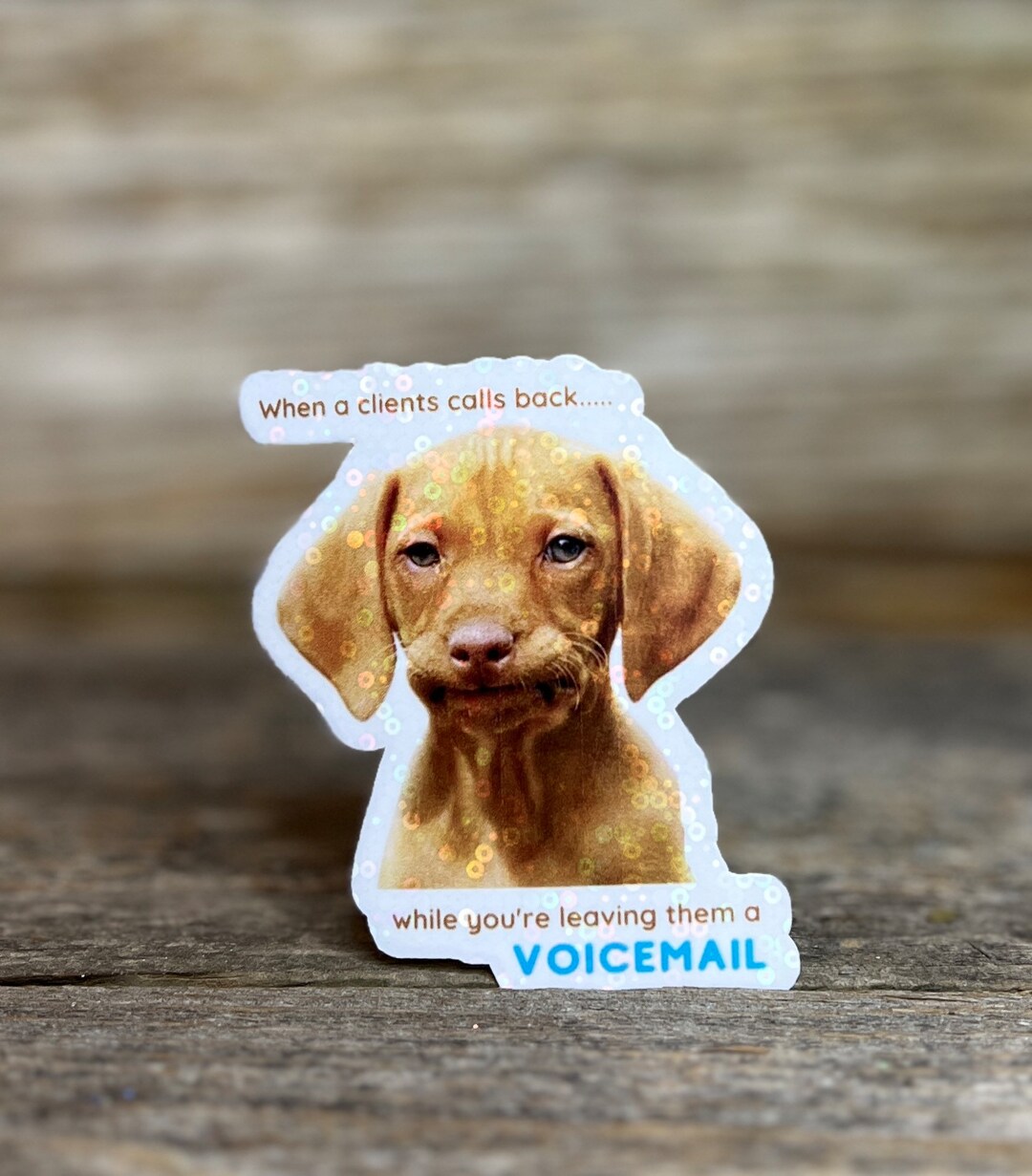 Vet Tech/receptionist Sticker Waterproof Holographic Unimpressed - Etsy