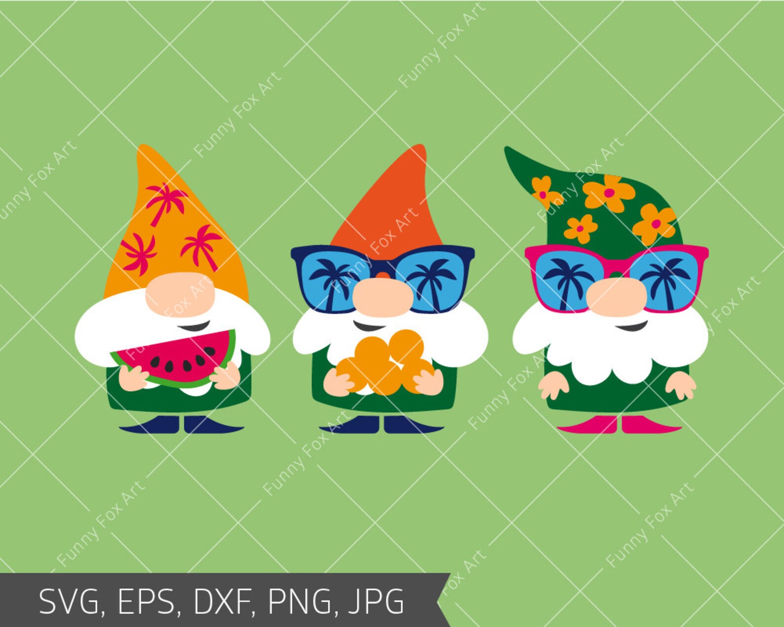 Summer gnome svg Gnomes svg Vacation svg cut file Palm svg | Etsy