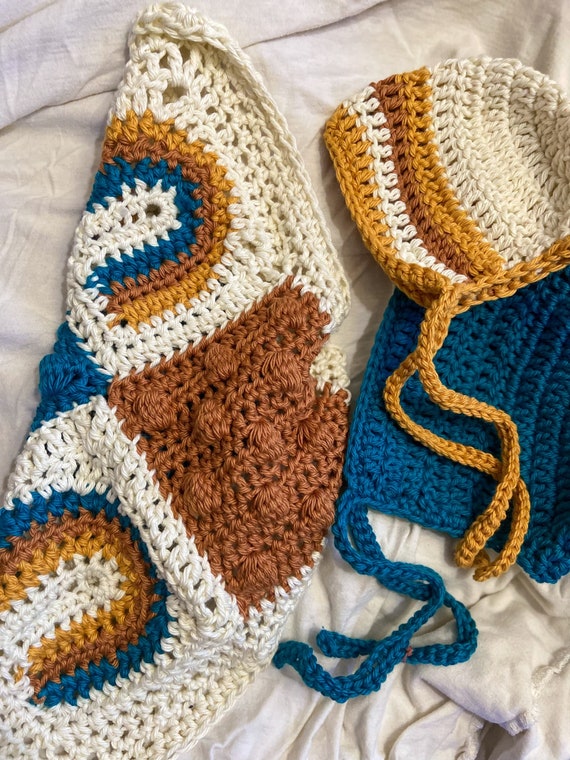 Customizable Rainbow Bonnet Lovey Newborn Set MADE TO - Etsy