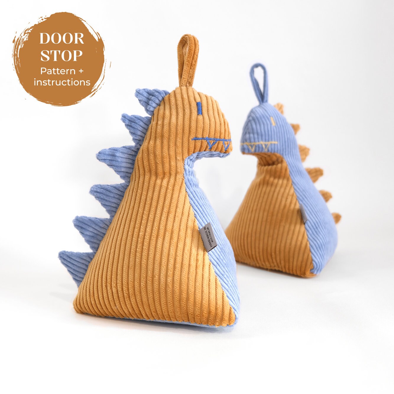 Dinosaur Door Stop Pdf Sewing Pattern - Etsy Canada
