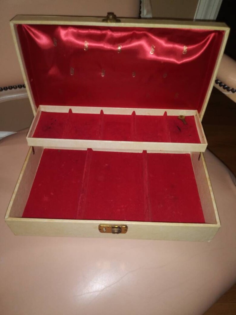 1950s Vintage Jewelry Box - Etsy