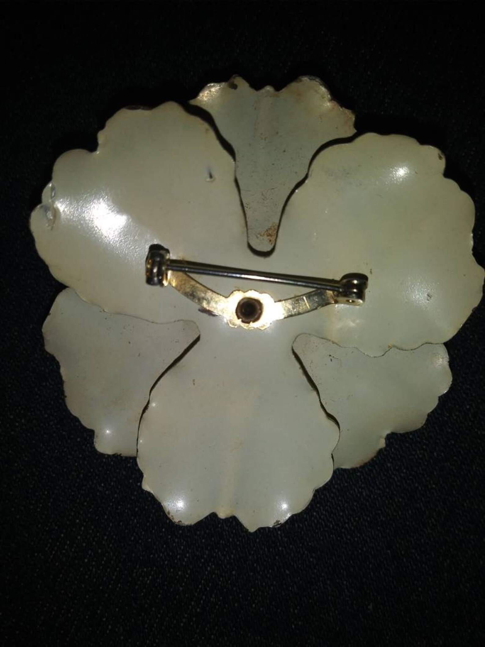 Vintage Yellow Flower Brooch - Etsy