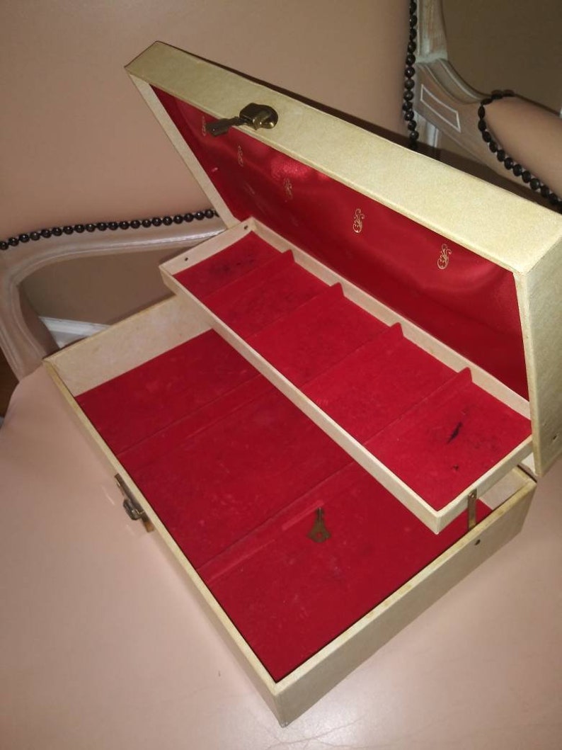 1950s Vintage Jewelry Box - Etsy