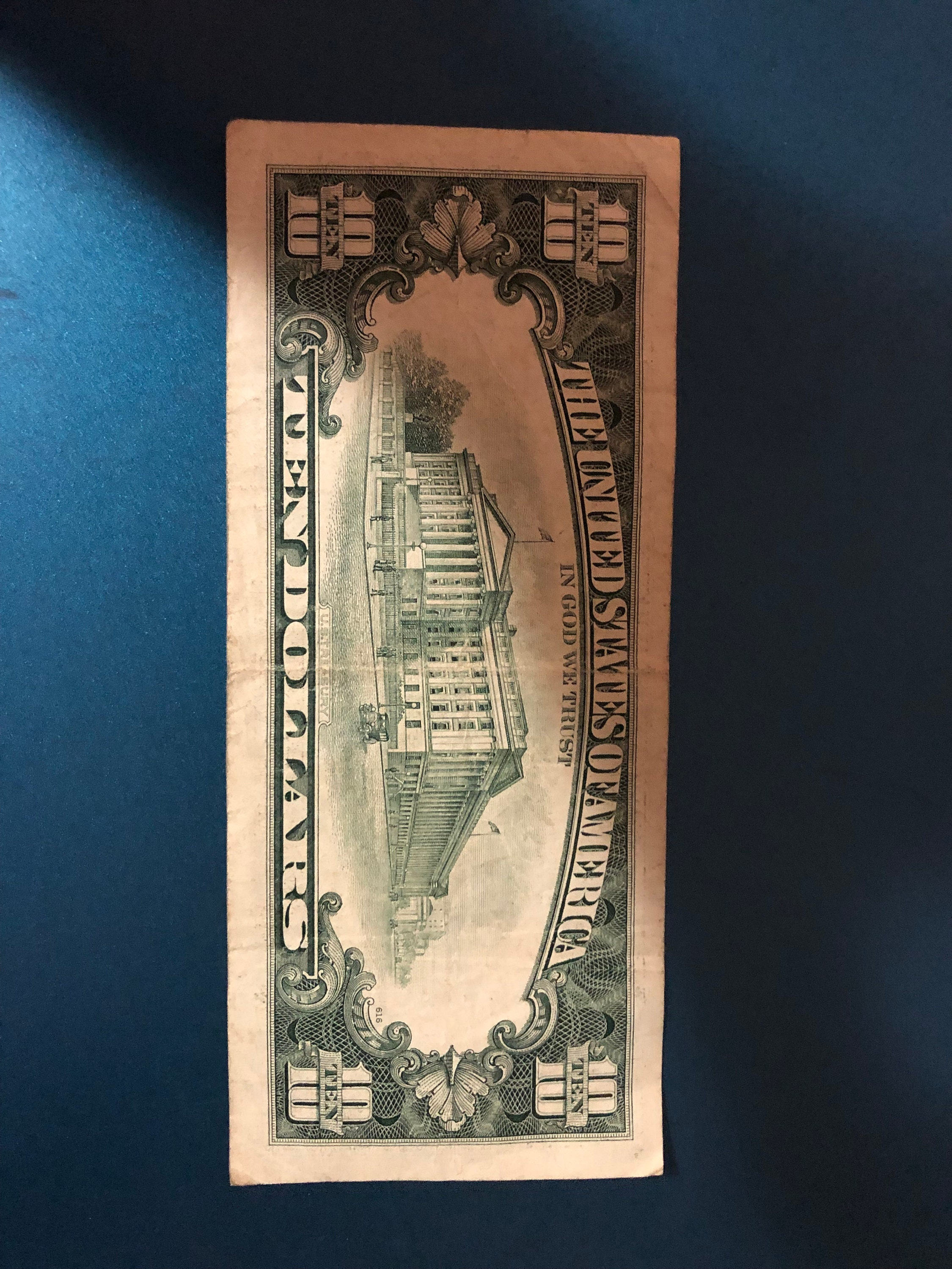 Vintage Ten Dollar Bill 1995 - Etsy