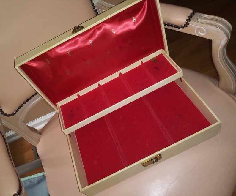1950s Vintage Jewelry Box - Etsy
