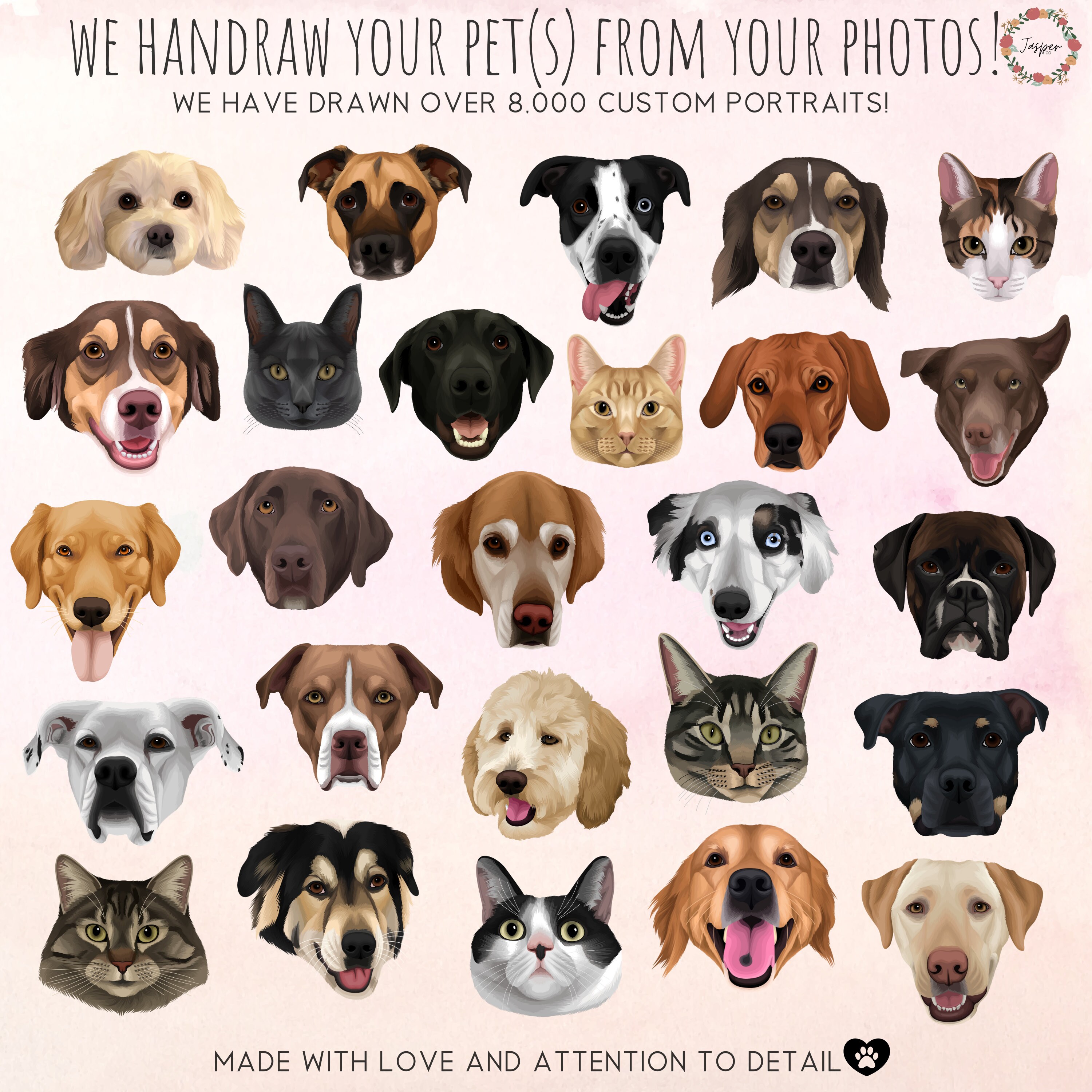 Custom Digital 3 Pet Portrait Wedding Sign, Personalized Open Bar Sign ...